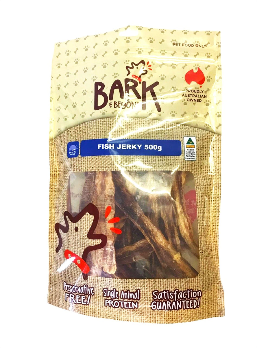 Bark & Beyond Fish Jerky 500g – Animal Stuff