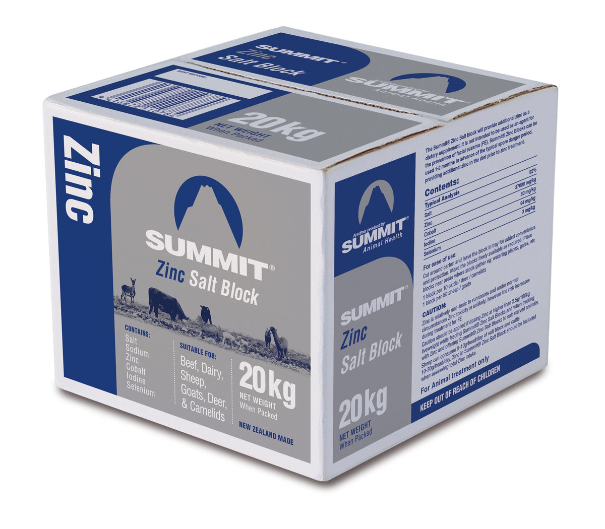 Summit Zinc Salt Block 20kg – Animal Stuff