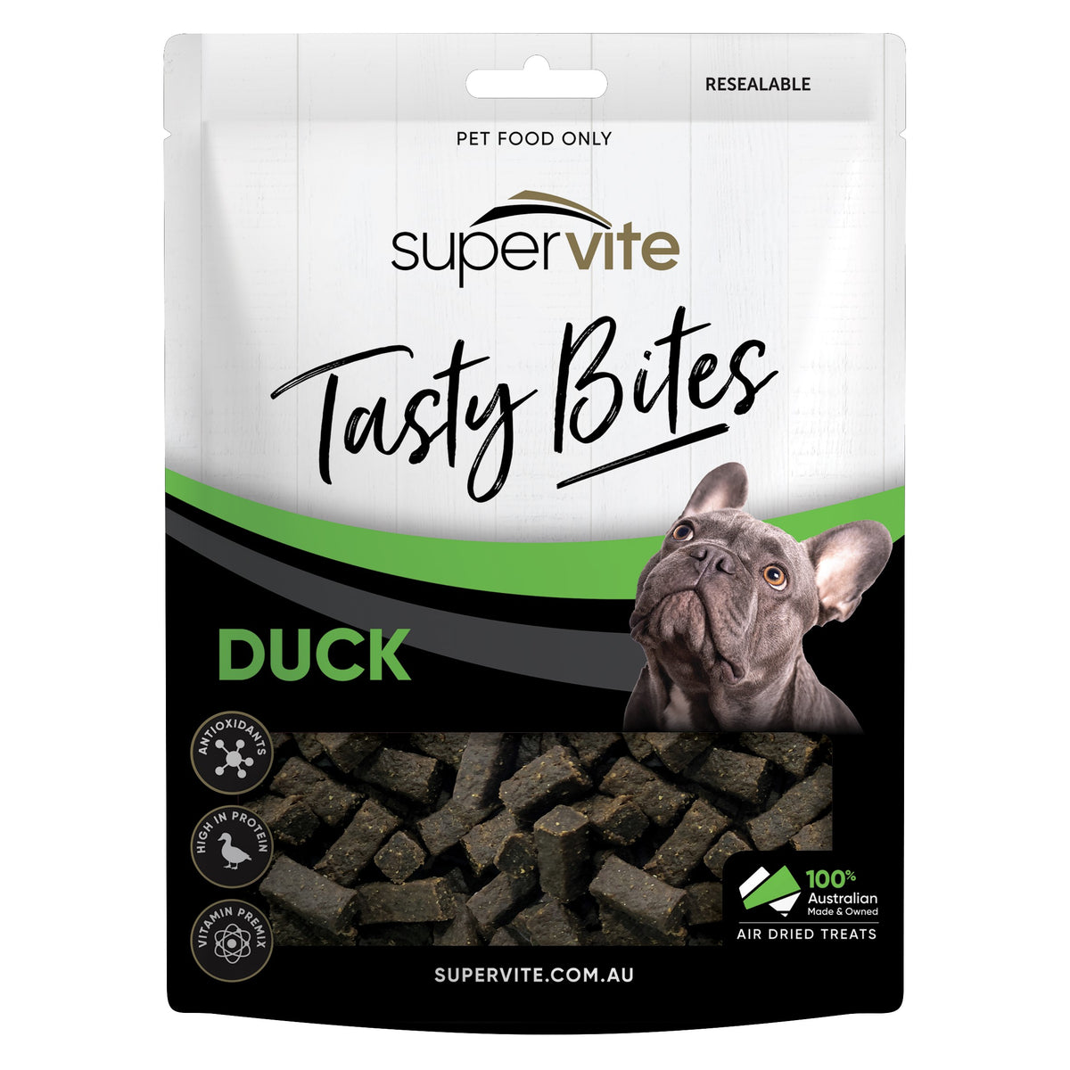 Supervite Tasty Bites Duck 150g – Animal Stuff