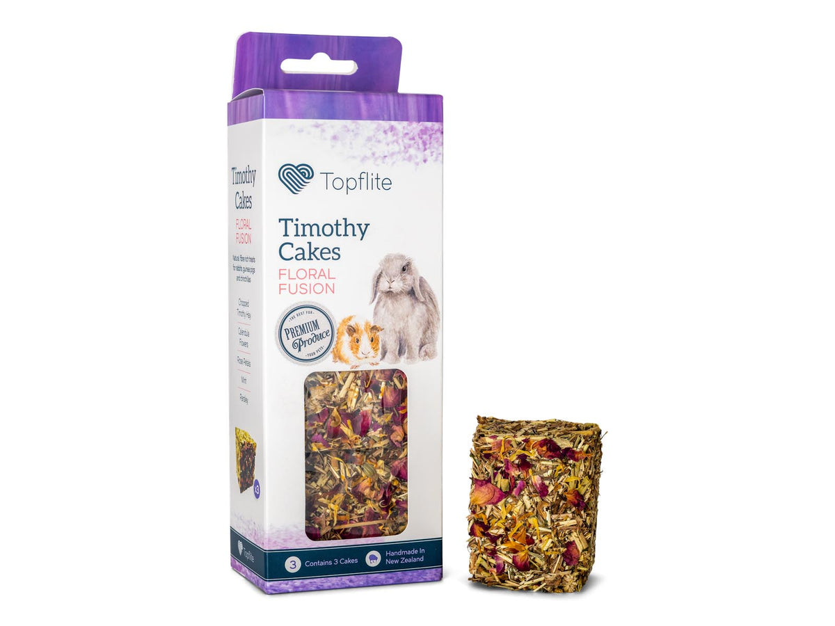 Timothy Cakes Floral Fusion Packet Of 3 – Animal Stuff